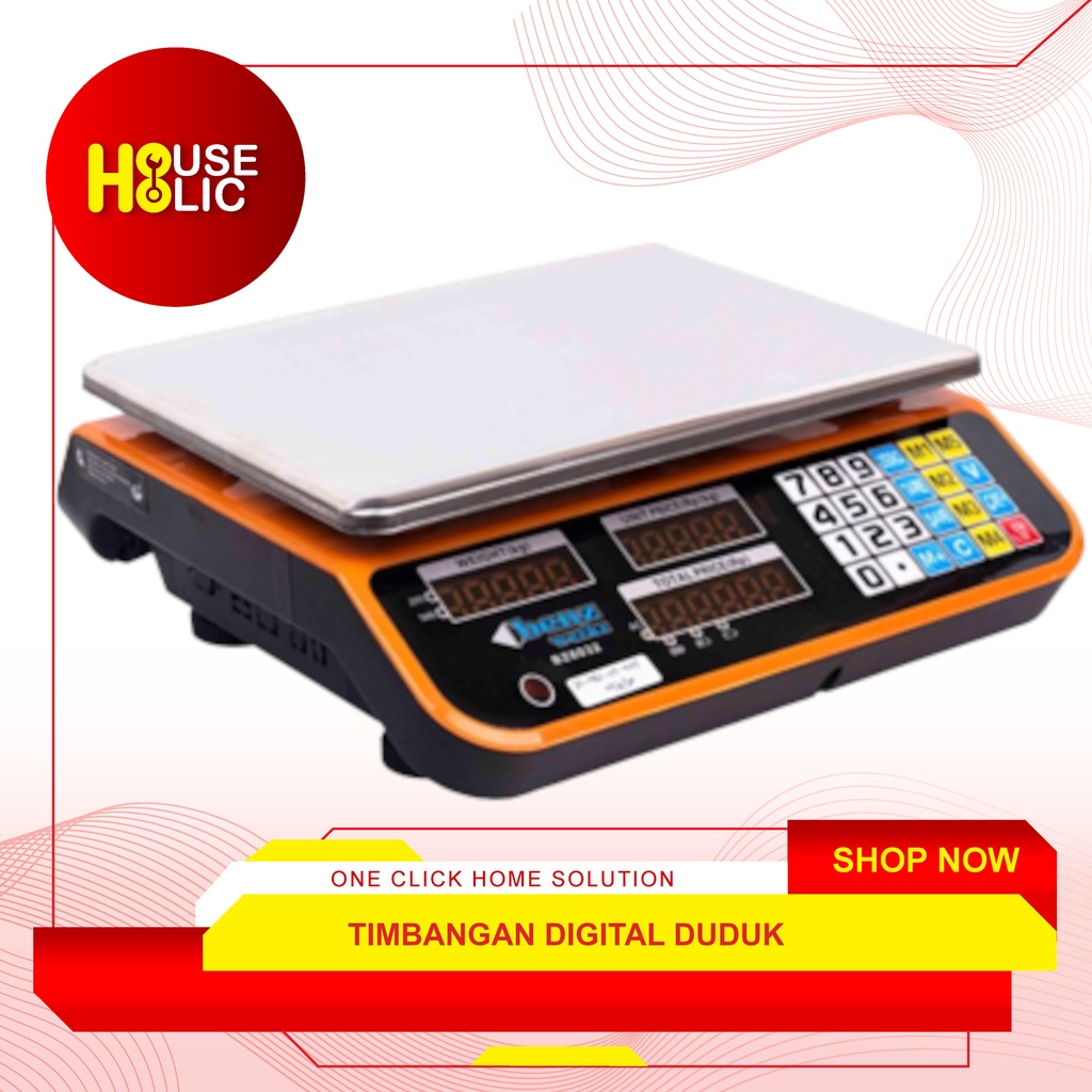 Jual Timbangan Duduk Digital / Timbangan Buah Sayur Laundry Scale ...