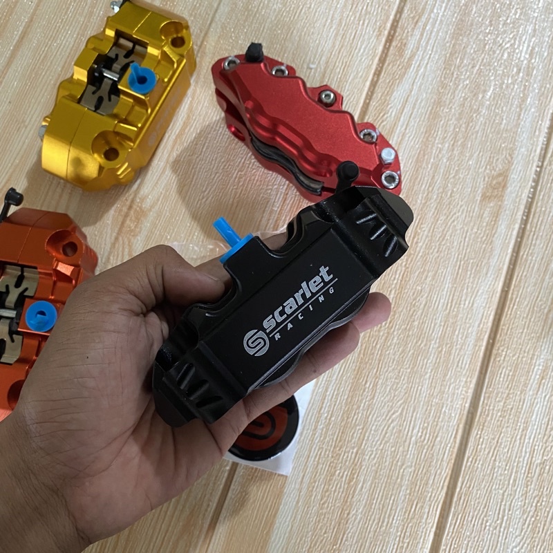 Jual caliper kaliper scarlet radial 4 piston bukan bgm gscooter stage6 ...