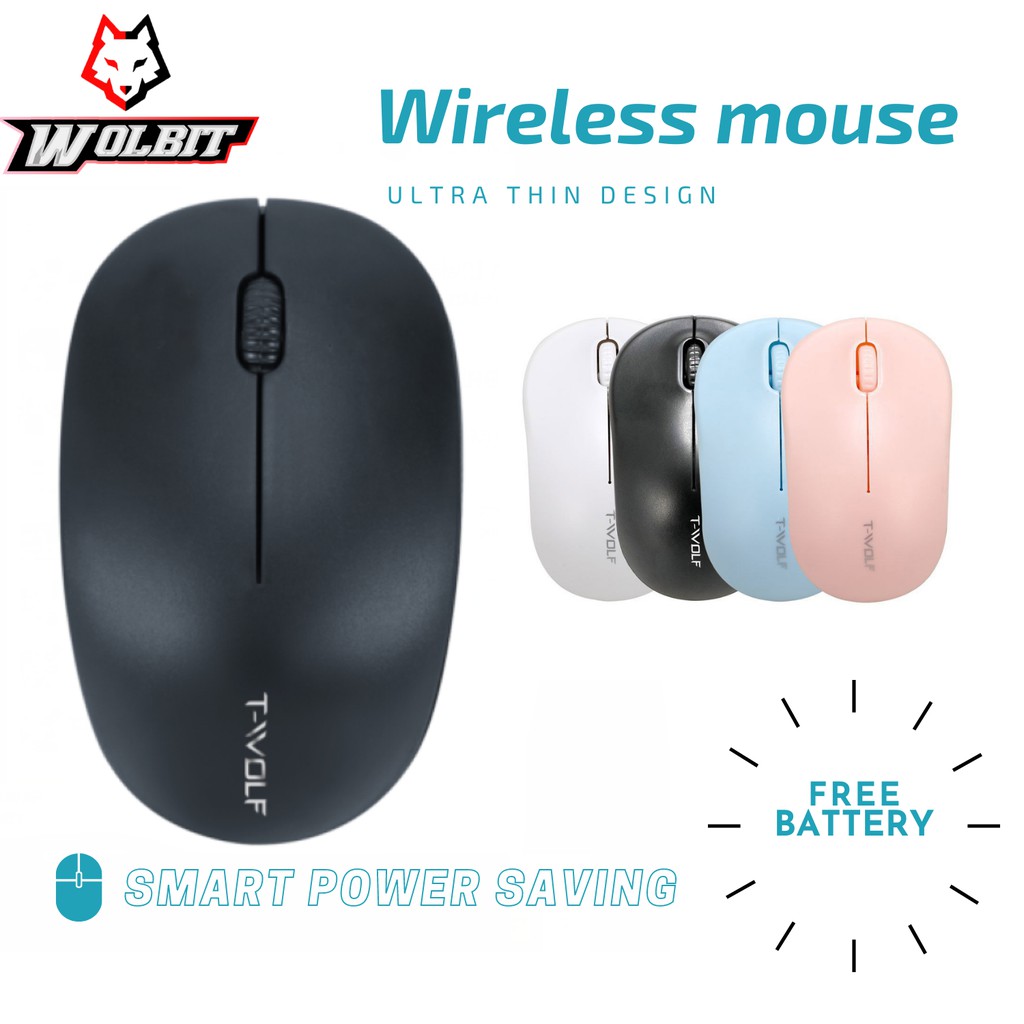 Jual [WOLBIT] Mouse Wireless 2.4Ghz Optical - office wireless mouse ...