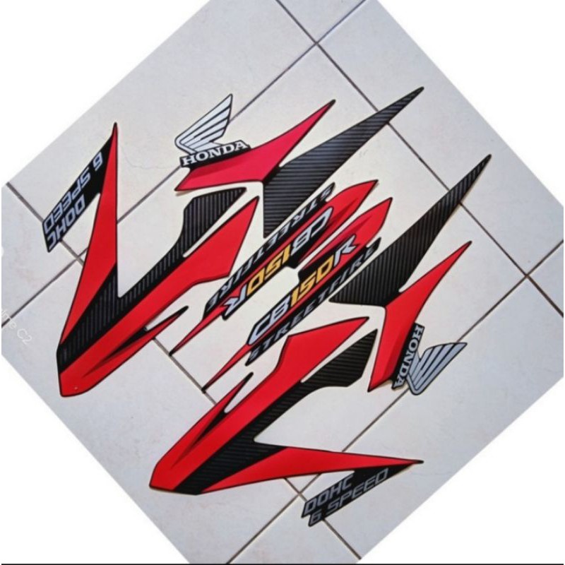 Jual STICKER STRIPING HONDA CB 150R STREETFIRE 2014 HITAM | Shopee ...