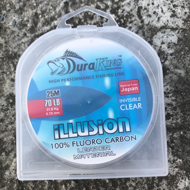 Jual Leader Duraking Illusion 70lb 100% Fluoro Carbon | Shopee Indonesia