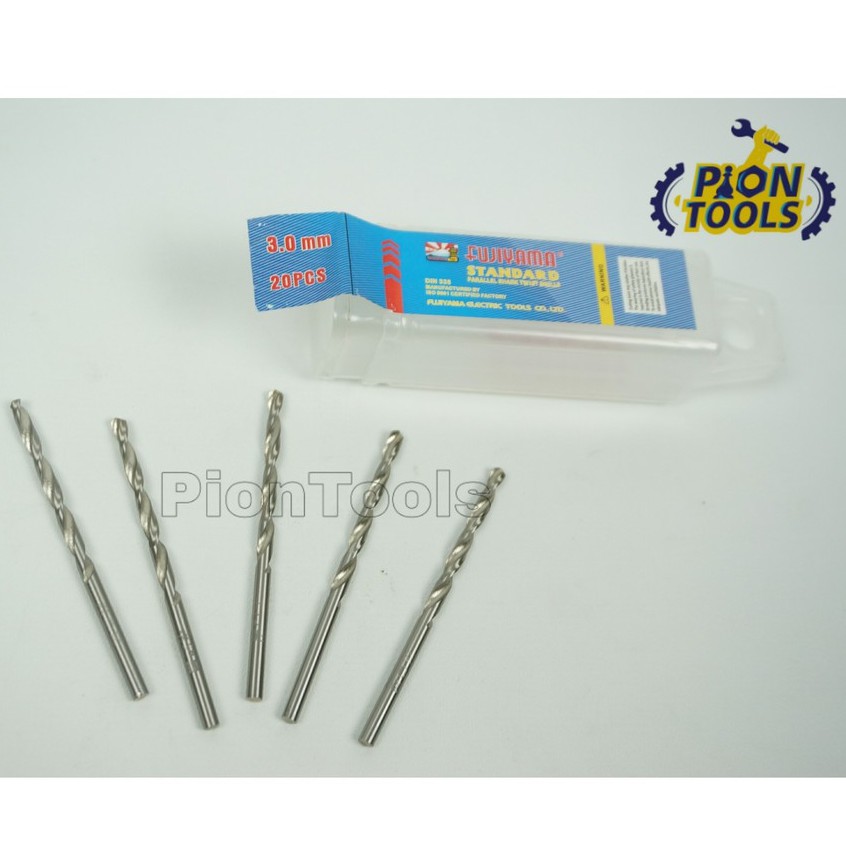 Jual Fujiyama Mata Bor Besi HSS 3mm | Shopee Indonesia