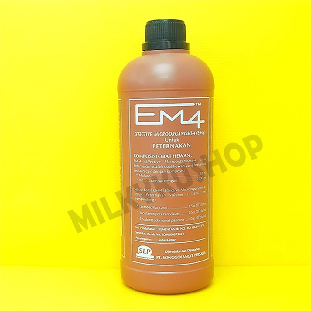 Jual EM4 MIKROORGANISME PUPUK ORGANIK CAIR PETERNAKAN 1 LITER | Shopee ...