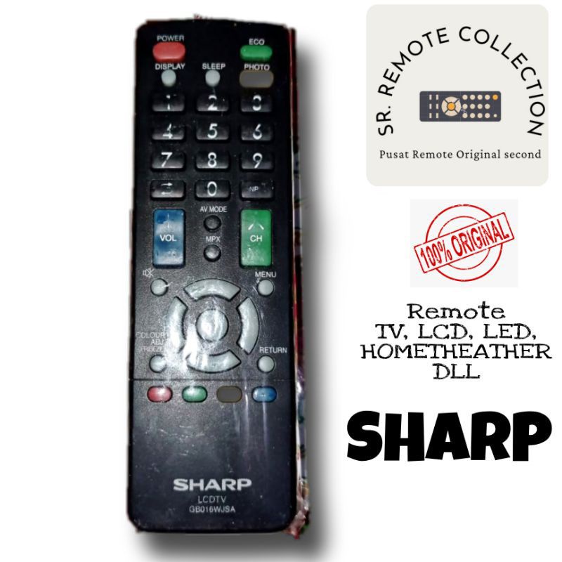 Jual Remote led lcd sharp | Shopee Indonesia