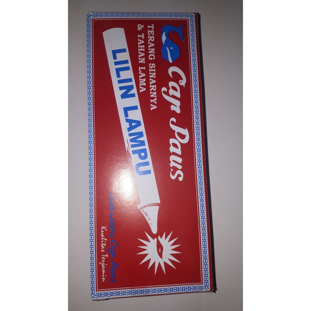 Jual LILIN PUTIH BATANGAN CAP PAUS per box | Shopee Indonesia