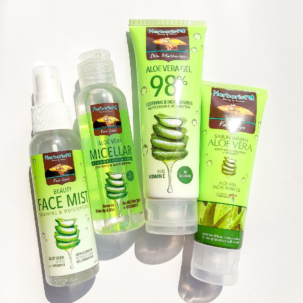 Jual FIX - Herborist Aloevera Series Face Mist (Spray) / Aloe Vera Gel ...