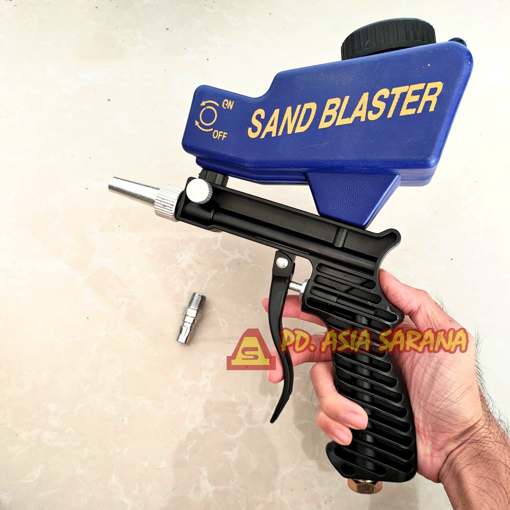 Jual Air Sandblaster Abrasive Gun Gravity Sandblasting Sand Blast Pasir JX2 | Shopee Indonesia
