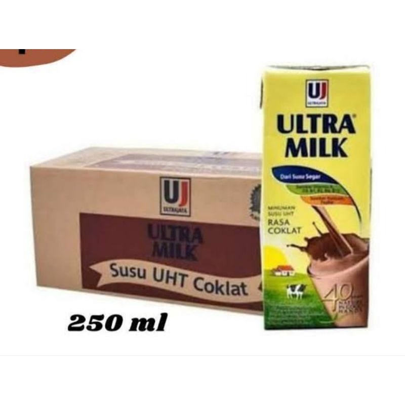 Jual Susu Ultra 250ml 1 dus isi 24 pcs | Shopee Indonesia