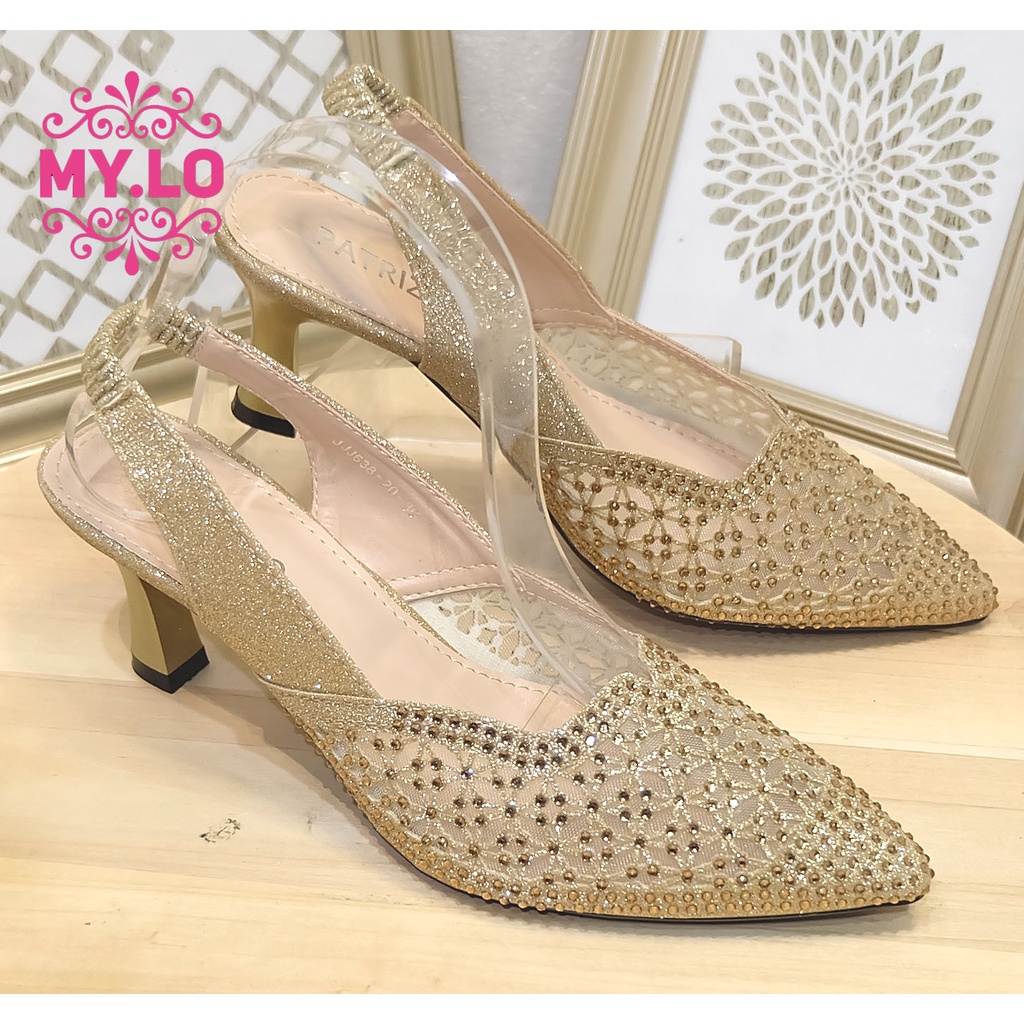 Jual SENDAL PESTA WANITA SELOP HEEL KEBAYA IMPORT MYLO MS2A03 | Shopee ...