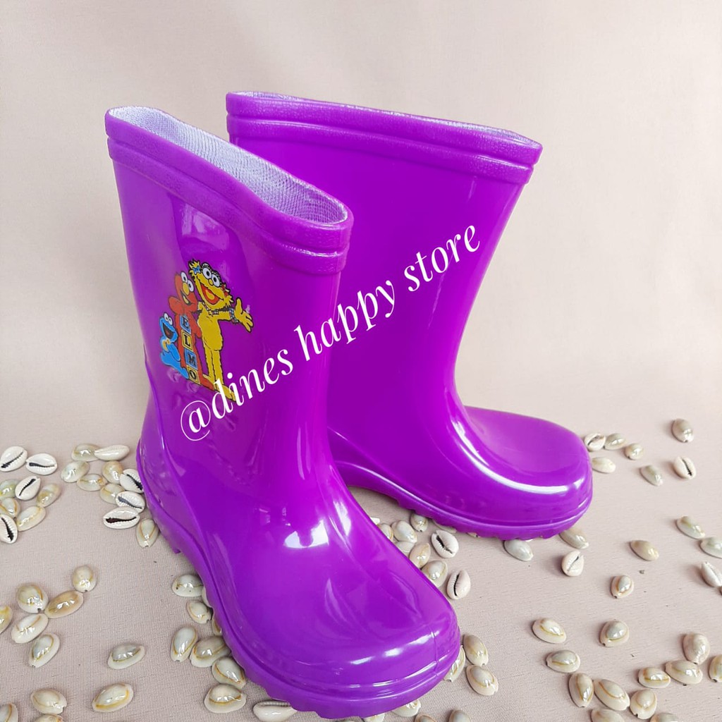 Jual Sepatu Boot Karet Anak Perempuan Laki Air Hujan Anti Slip Boat ...