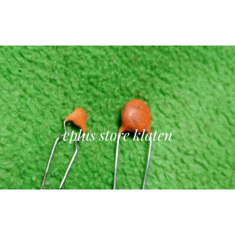 Jual kapasitor keramik coklat 220pf 2kv kck capacitor npo high volt 220 ...