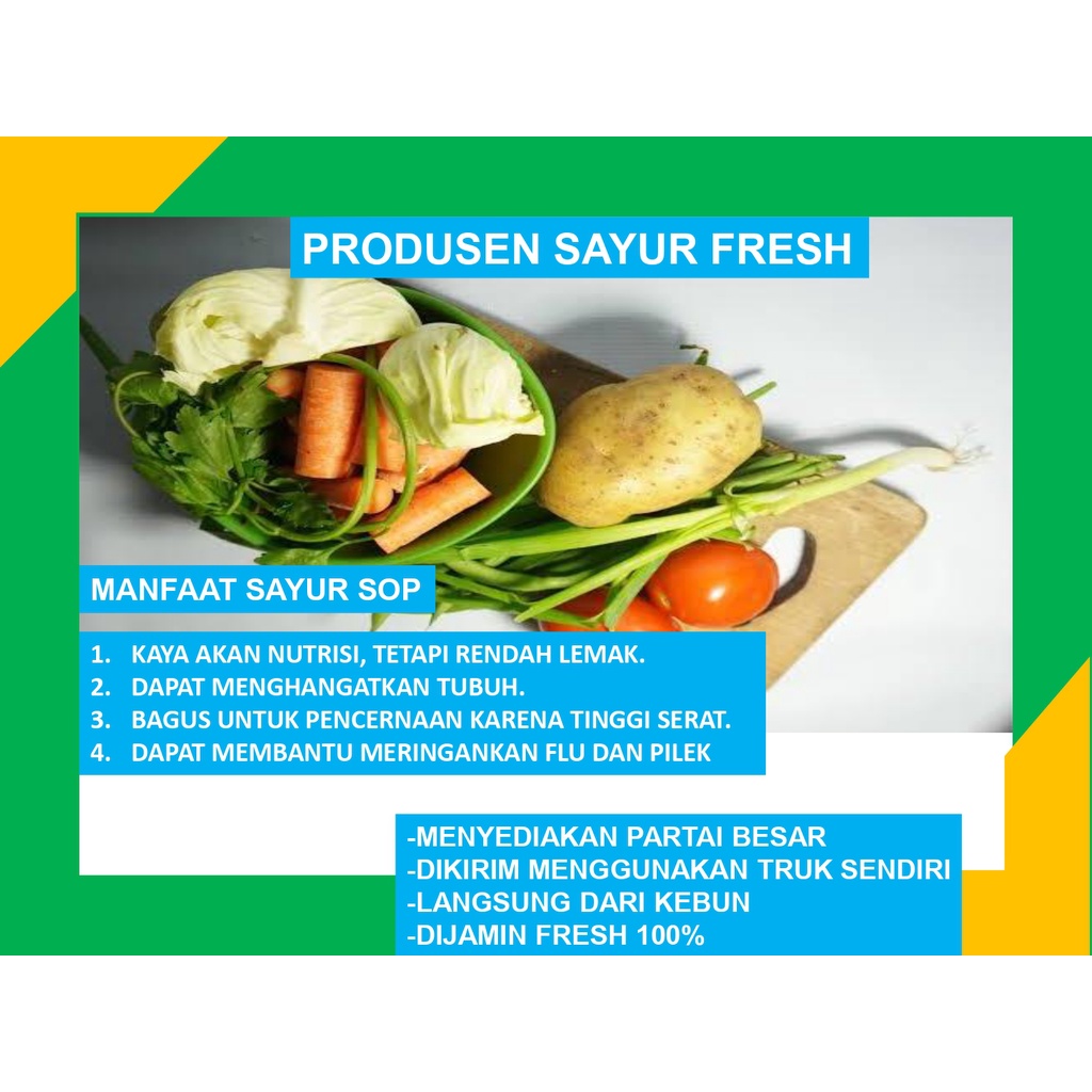 Jual Paket Sayur Sop Fresh Box Di Kemas Dan Di Pilih Langsung Oleh ...