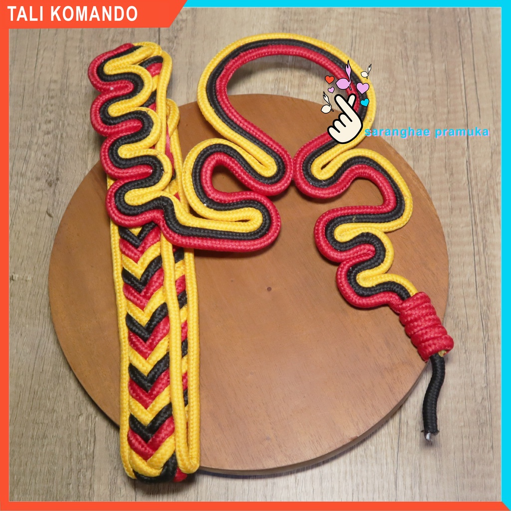 Jual Tali Komando Talkom Pramuka Merah Kuning Hitam Penggalang Penegak ...
