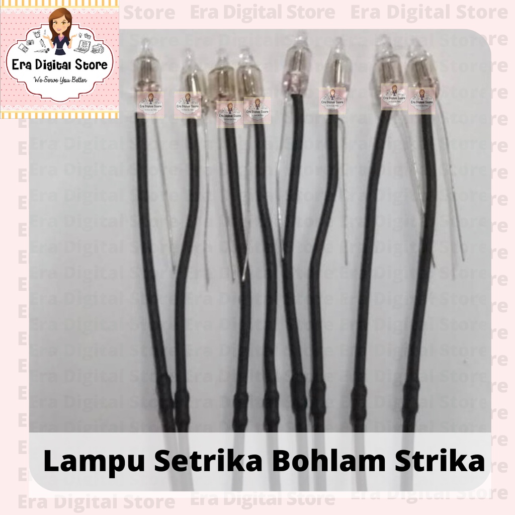 Jual Lampu Setrika Bohlam Strika sudah terpasang resistor | Shopee ...