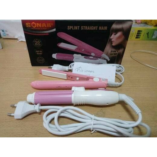 Jual Jual Catok Mini Lurus Dan Keriting Medium/ Catokan 2In1 Murah ...