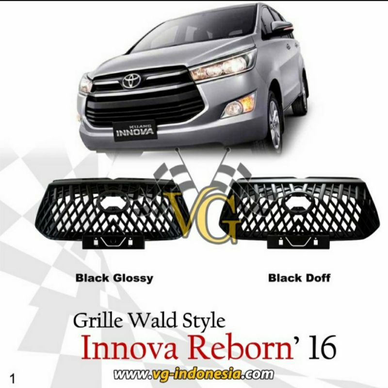 Jual grill innova reborn model lexus grill innova 2016-2019 | Shopee ...