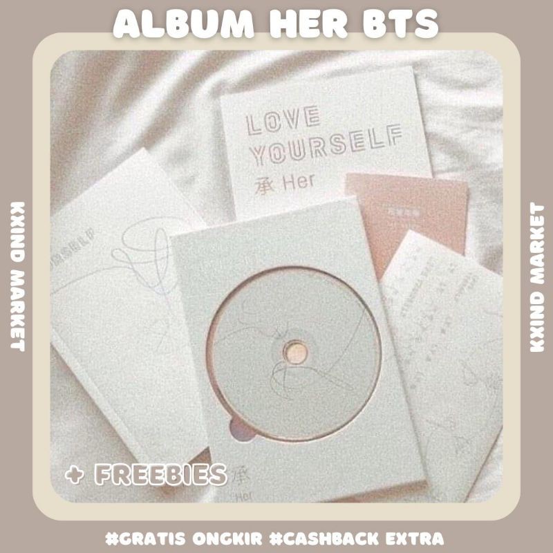 Jual Album love yourself HER BTS / album lys her / album bts her ...