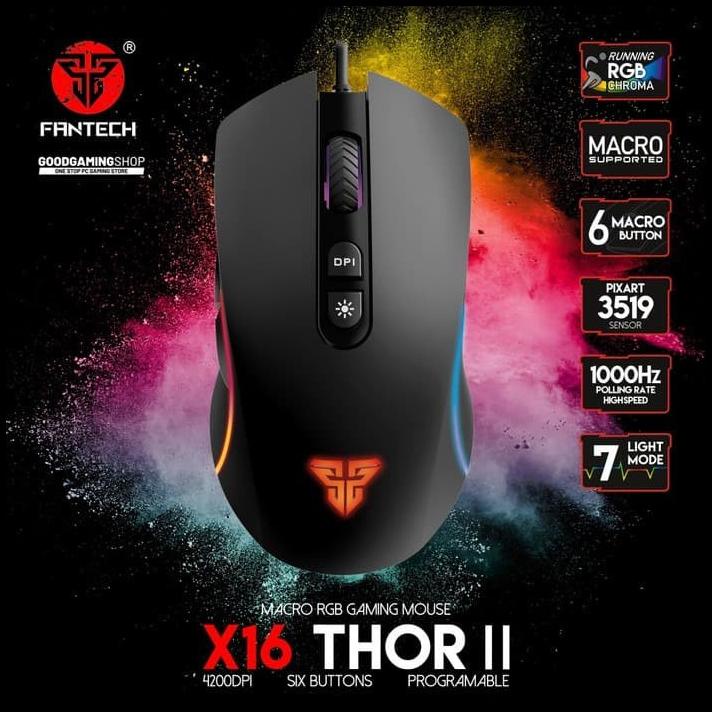 Jual Fantech X16 Thor Ii - Gaming Mouse | Shopee Indonesia