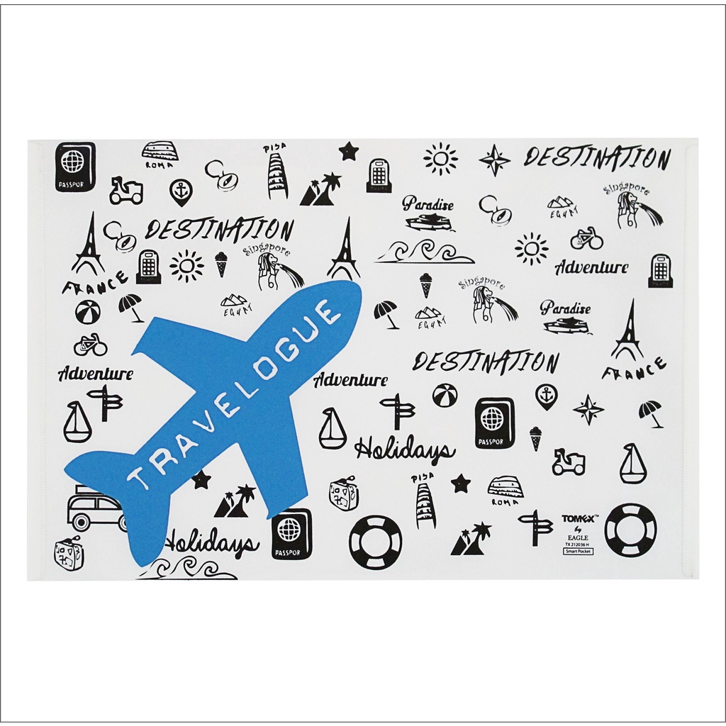 Jual Map Kancing Plastik F4 TOMEX Smart Pocket Map Plastik Kancing ...
