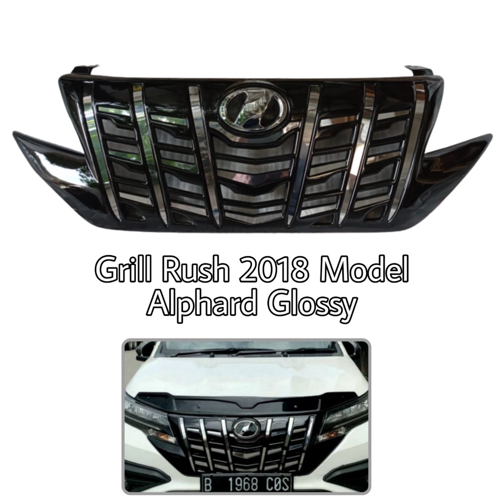 Jual Grill Depan All New Rush Terios 2018 Model Alphard | Shopee Indonesia