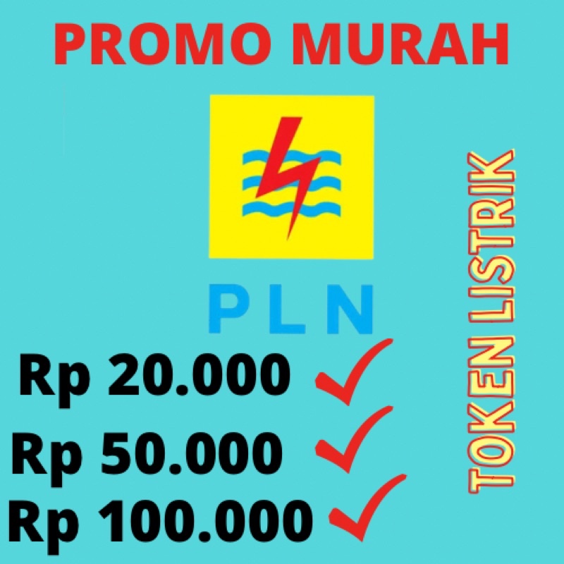 Jual ISI ULANG TOKEN LISTRIK 20 50 100 | Shopee Indonesia