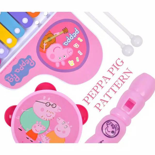 Jual Alat Musik Mainan Peppa Musical Instruments (1 Set) | Shopee Indonesia