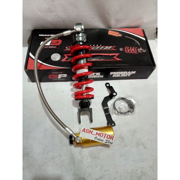 Jual Monoshock tabung pisah Fleksibel CB150R, CBR150R , k46 ,k45 RIDE IT GP 103 Gold Series ...