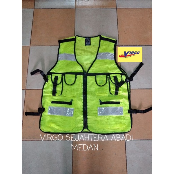 Jual ROMPI PRO EXPERT GOSAVE 6 KANTONG SAFETY VEST SCOTHLIGHT JARING ...