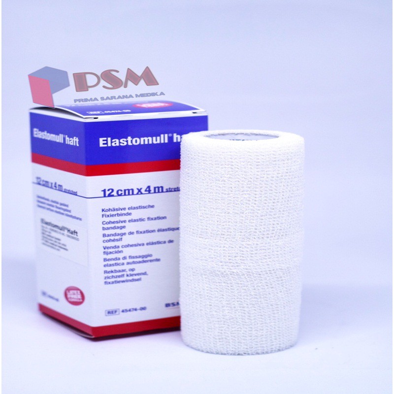 Jual Elastomull Haft 12cm x 4m / Elastomul 12x4 Plester Perban Elastis ...