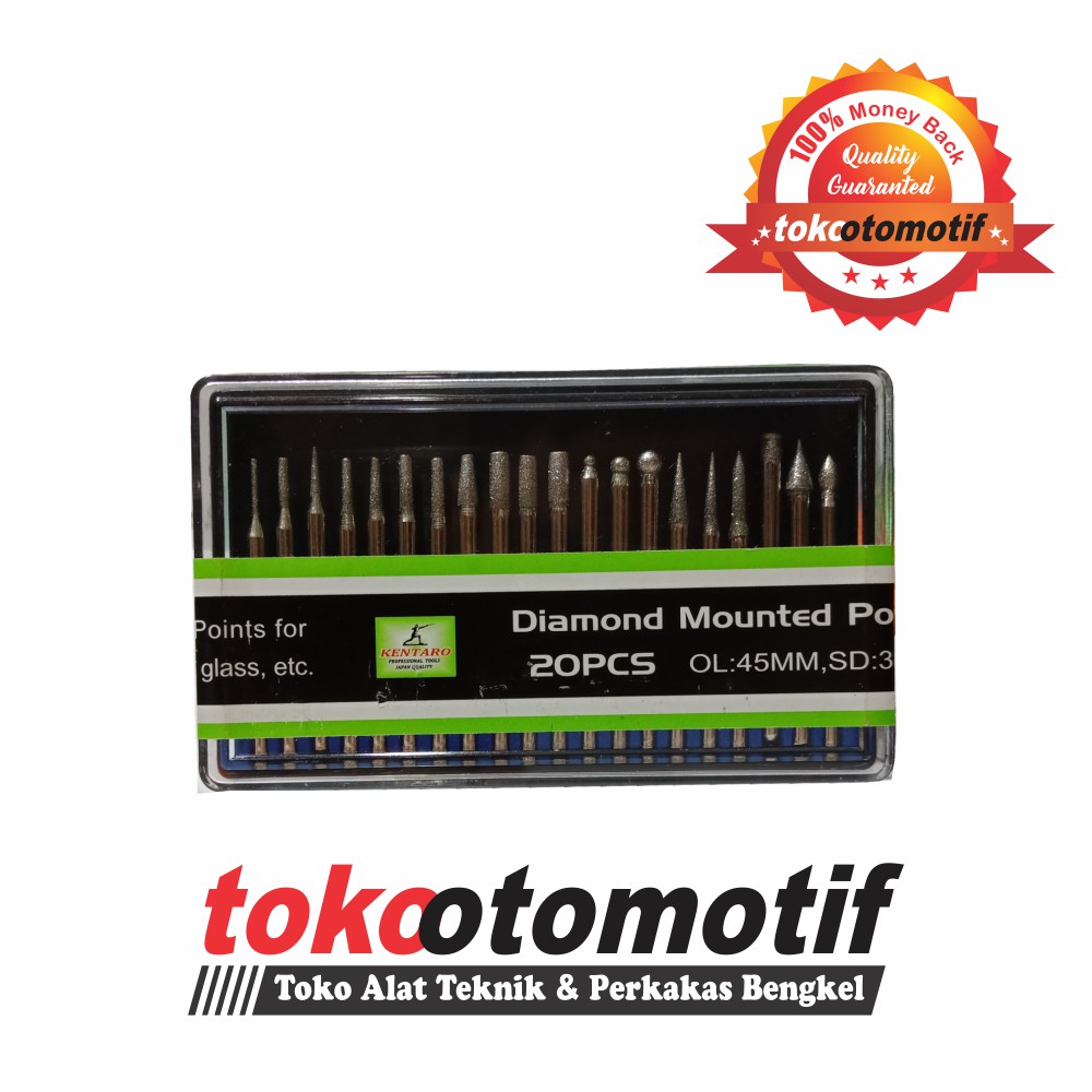 Jual Diamond Mounted Pointer Set 20 PCS KENTARO | Shopee Indonesia