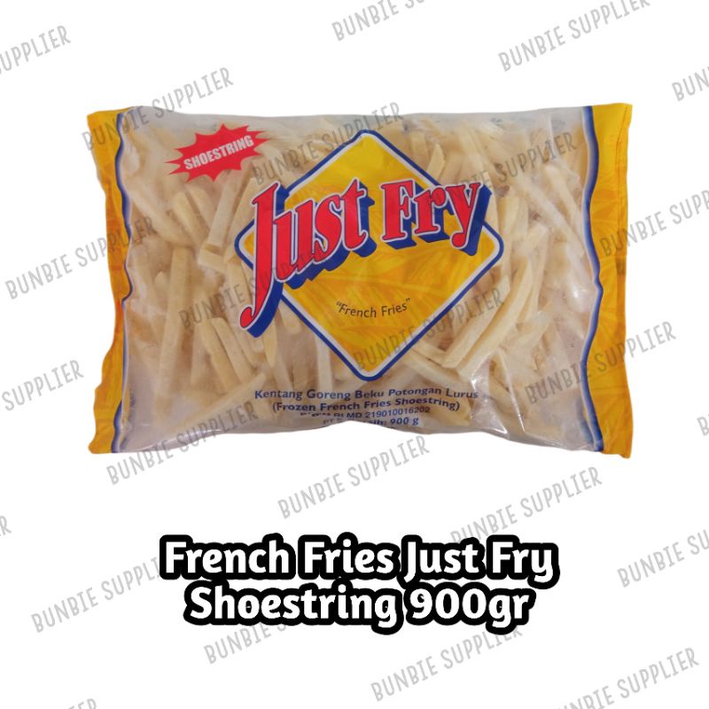 Jual Just Fry Kentang Goreng SHOESTRING 900gr / Kentang Original / Just ...
