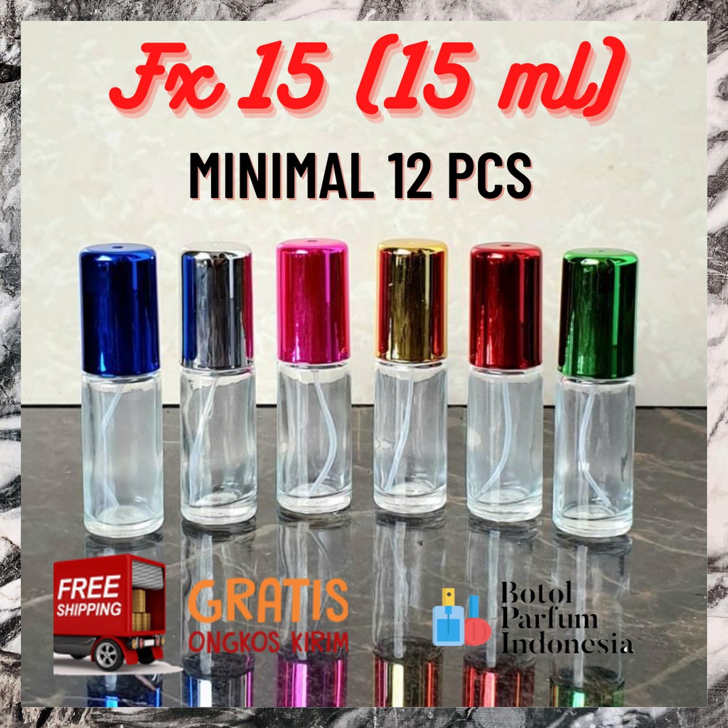 Jual BOTOL PARFUM KOSONG SPRAY KACA 15 ML (FX WARNA 15 ML) | Shopee ...