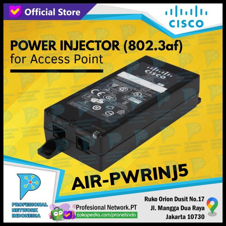 Jual Cisco Air-Pwrinj5= Power Injector (802.3Af) For Access Point Cisco ...