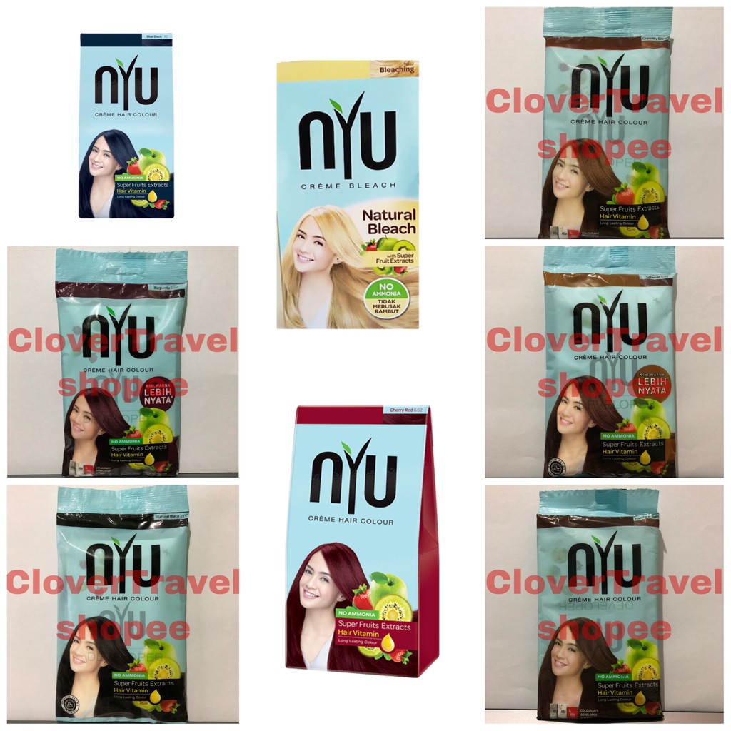 Jual Nyu Creme Hair Colour / Nyu Hair Color / Nyu Cat Rambut / Nyu ...