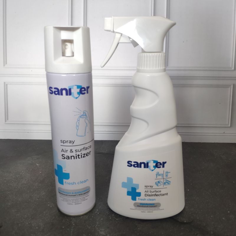 Jual Saniter Spray Air & Surface Sanitizer Aerosol 200ml | Shopee Indonesia