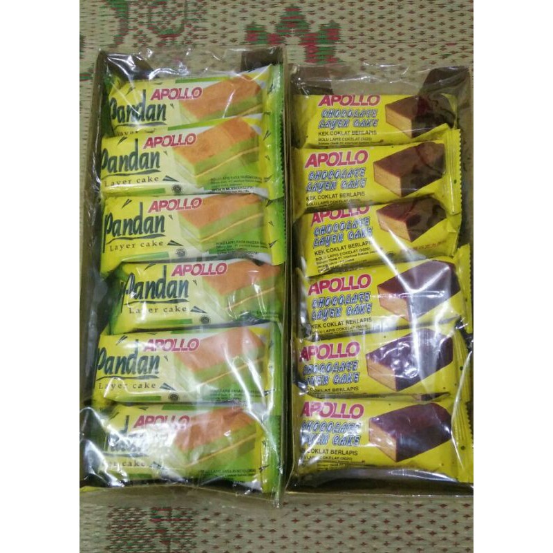Jual Apollo Layer Cake Bolu 24 pcs | Shopee Indonesia