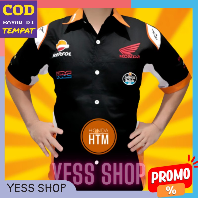 Jual Baju Otomotif Honda | Seragam Otomotif Honda | Baju Komunitas Moto ...