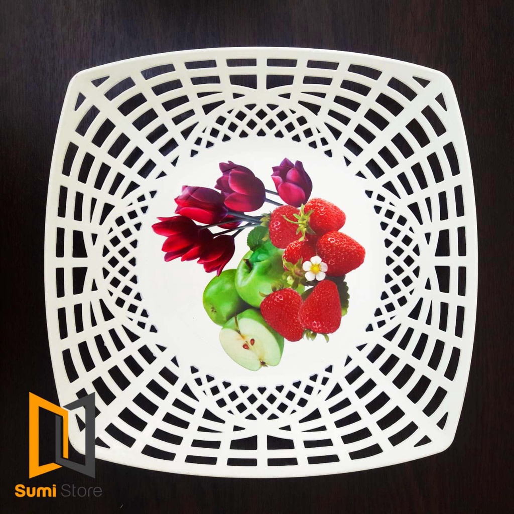 Jual Piring Serbaguna/ Piring Buah/ Piring Plastik/ Bahan Sangat Tebal ...