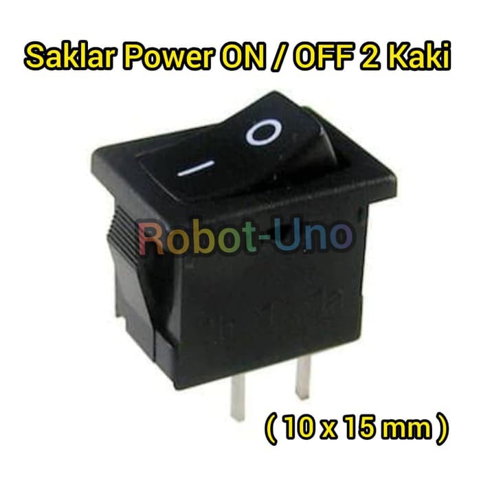 Jual Saklar Power 2 kaki (10 x 15 mm) ON/OFF | Shopee Indonesia