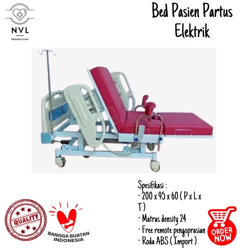 Jual Bed Pasien Partus Verlos Elektrik / Ranjang Pasien Partus Verlos ...