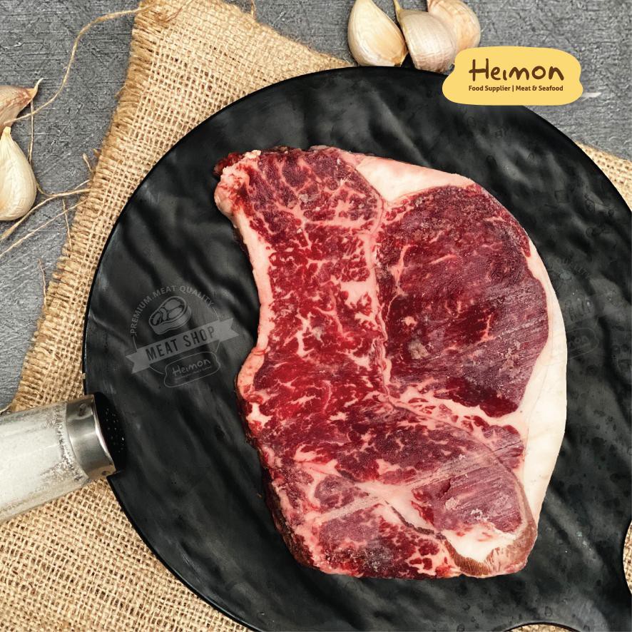 Jual Daging Sapi AUS Wagyu Sirloin Striploin Steak MB 7 | Shopee Indonesia