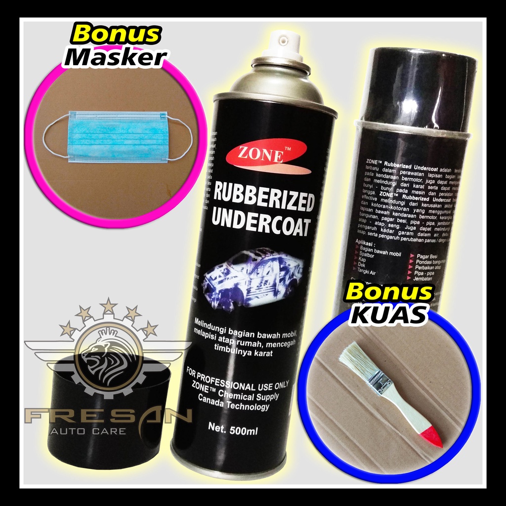 Jual Cat Kolong Mobil Spray Rubber Cairan Karet Pelapis Anti Karat ...