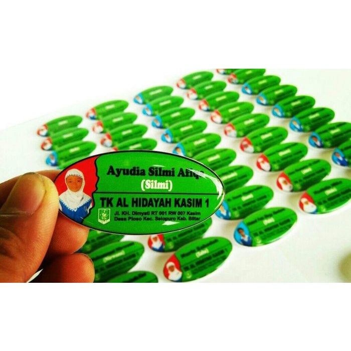 Jual Name Tag anak TK dan PAud - Peniti | Shopee Indonesia