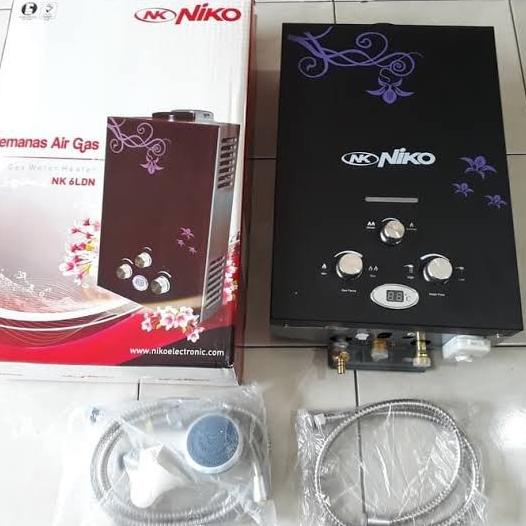 Jual - HARGA WATER NYA HEATER NK-6LDN HITAM GAS NIKO STABIL MURAH PANAS ...