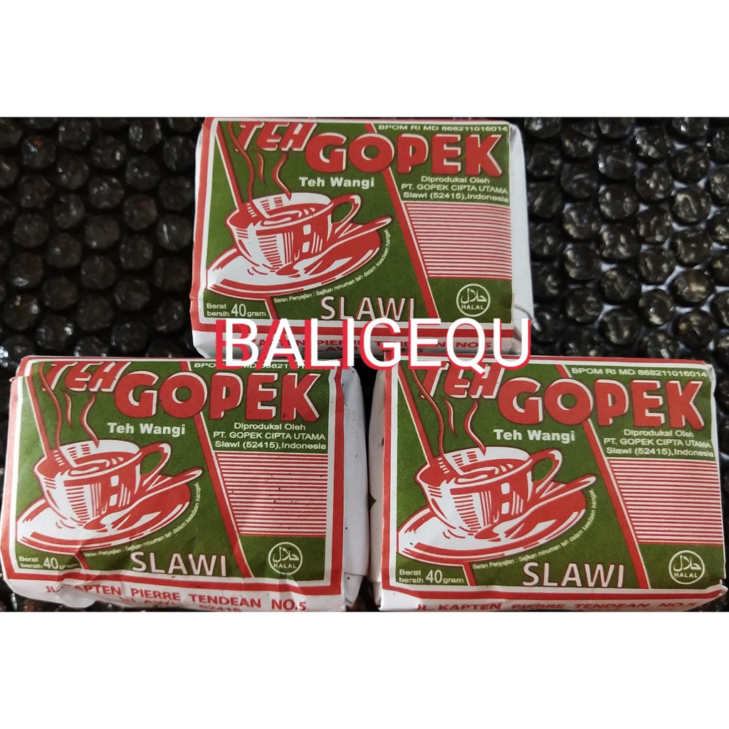 Jual Teh Gopek Slawi 40 Gram | Shopee Indonesia
