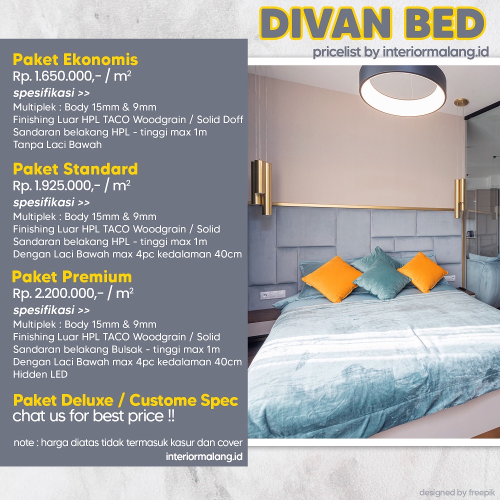 Jual KITCHEN SET LEMARI WARDROBE DIVAN BED SEKAT PARTISI BACKDROP ...