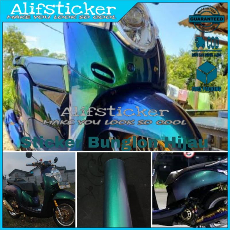 Jual Skotlet Scotlite Motor Lembayung Sekotlet Putih Mutiara Stiker ...