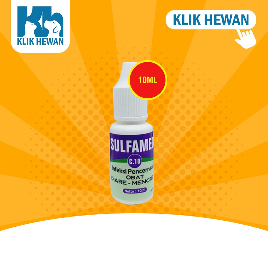 Jual Sulfamed Obat Diare Mencret Kucing Anjing 10ML | Shopee Indonesia