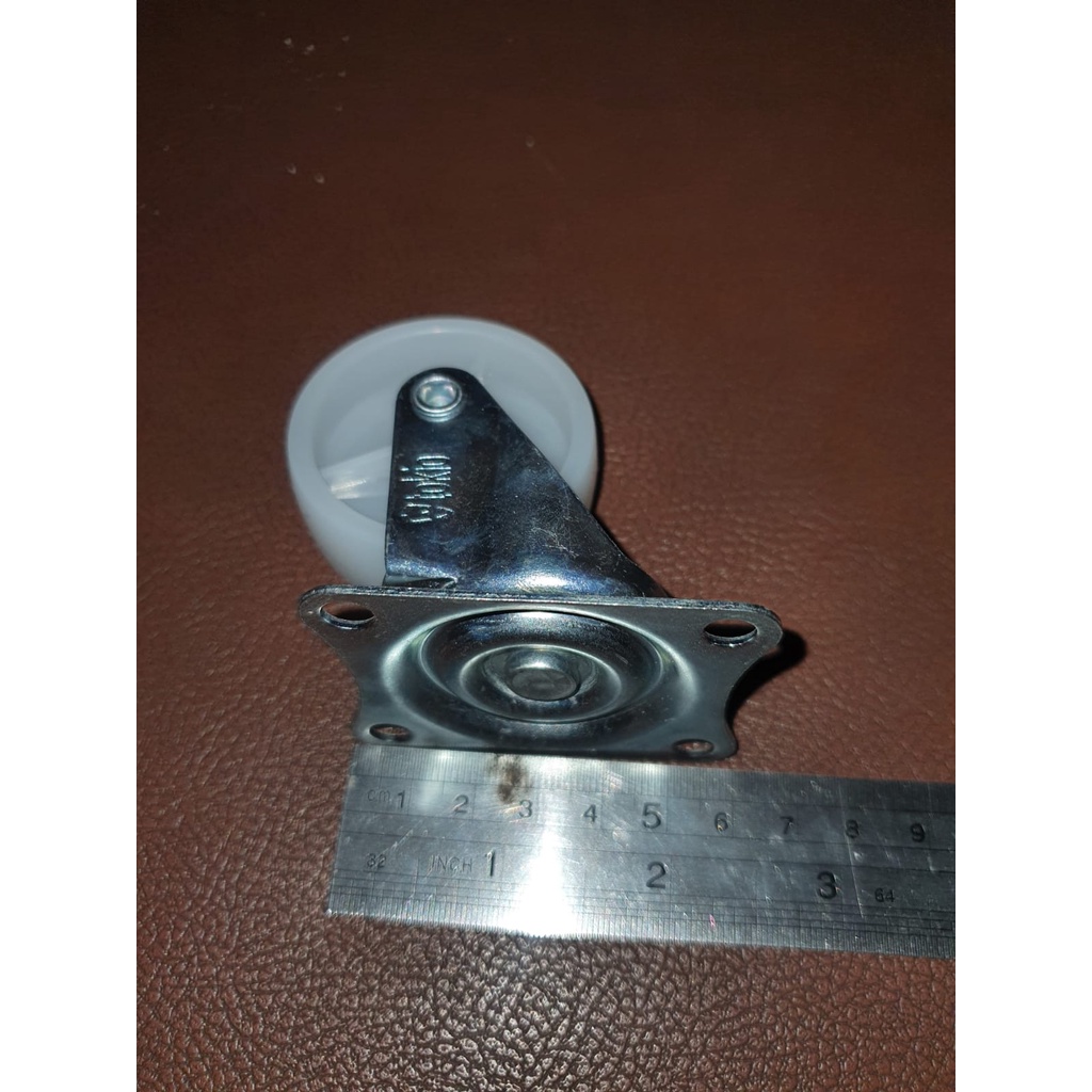 Jual TOKIO Roda Caster 2 Inch Hidup Mati Rem Lemari Trolley Troli Nilon ...