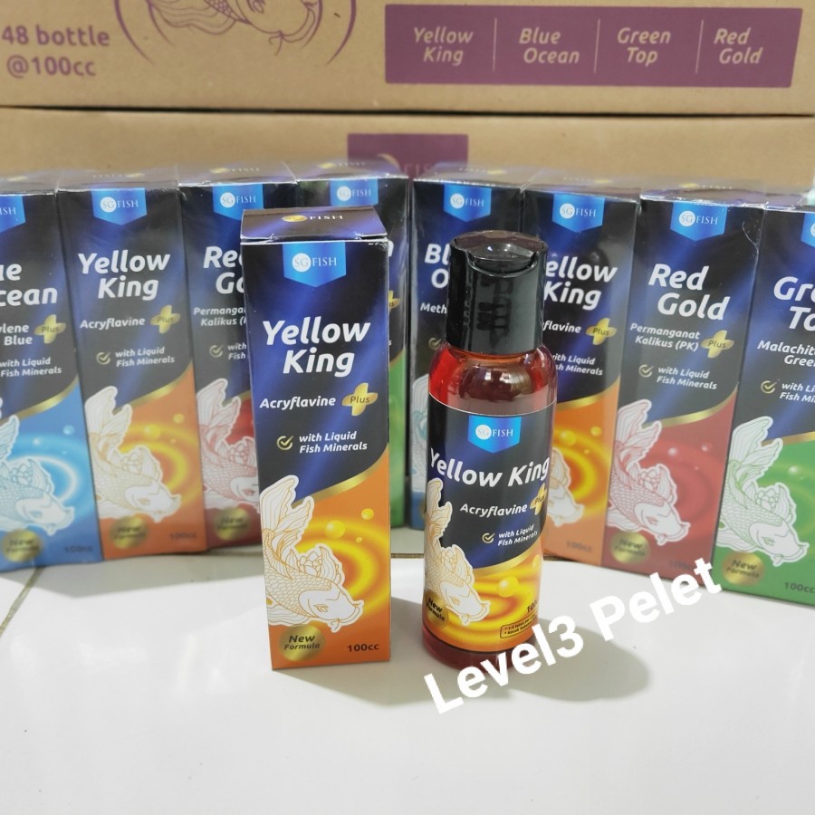 Jual YELLOW KING SG FISH-Acryflavine Plus Obat Kuning Acriflavine Ikan ...